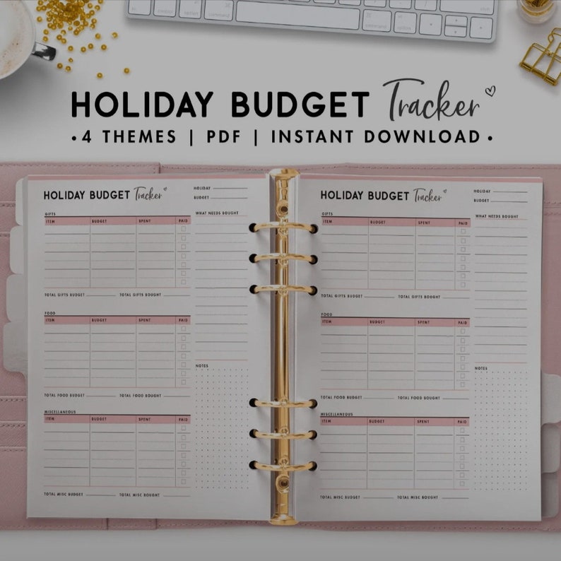 Holiday Budget Tracker - Etsy