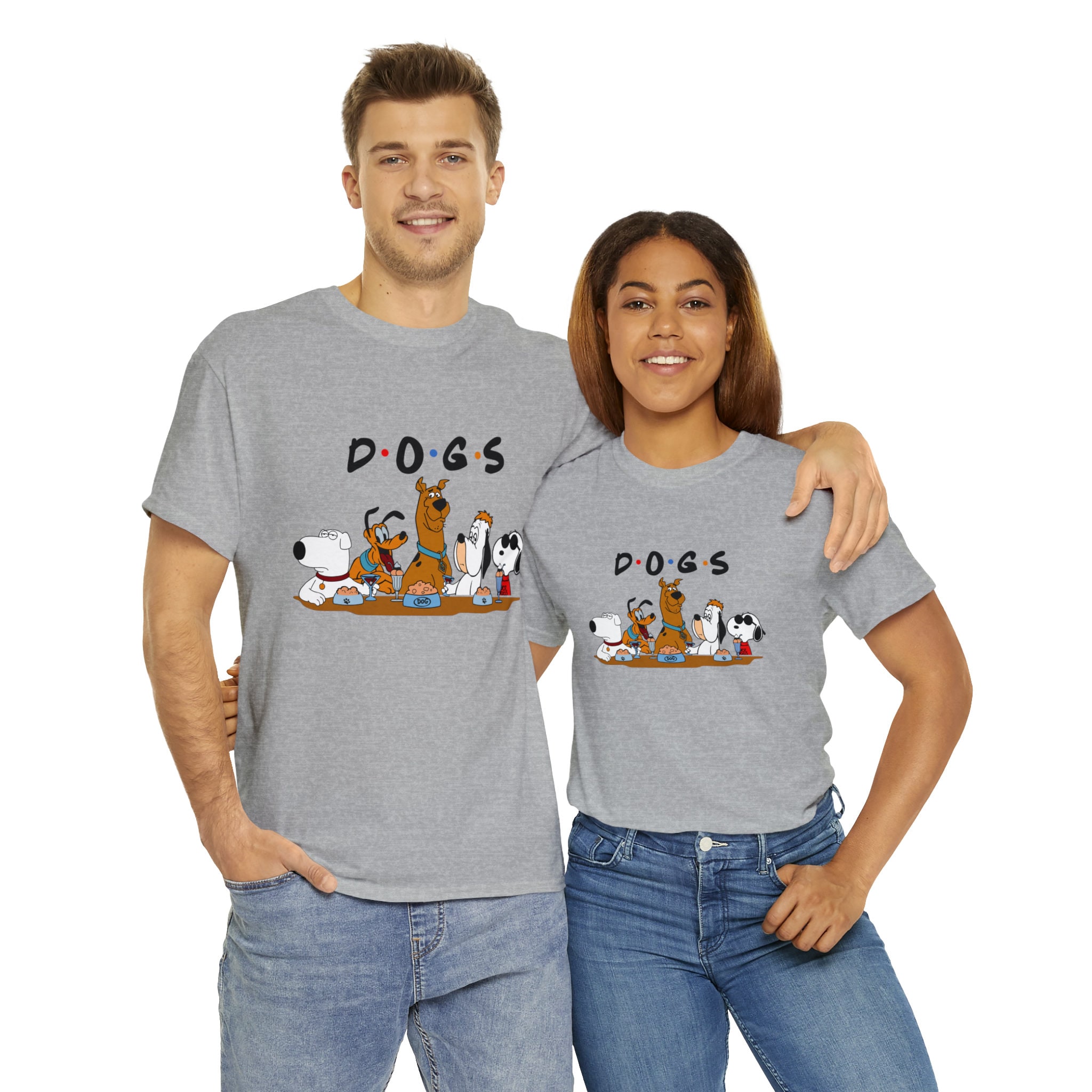 DOGS, Just Like Friends, Unisex Heavy Cotton Tee Shirt ,men, Woman - Etsy
