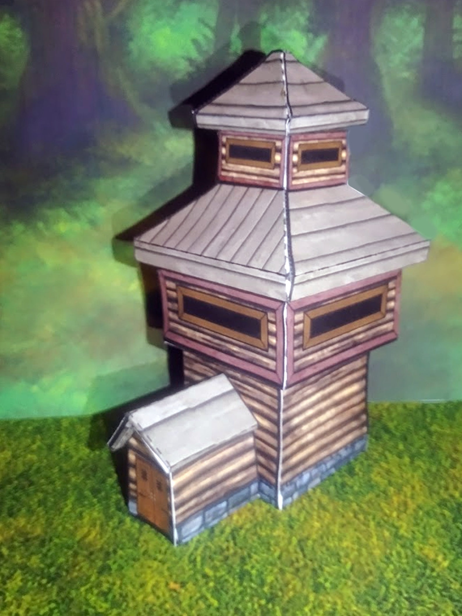 Papercraft Wooden Blockhouse | Krepost | Log Fort | Frontier Outpost - Etsy