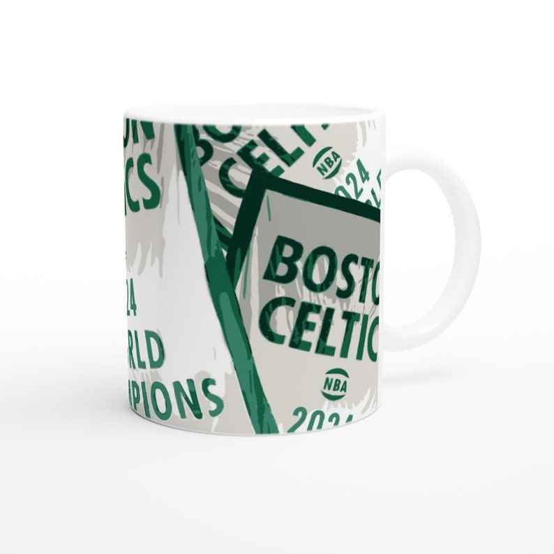 Boston Celtics Championship White 11oz Ceramic Mug - Etsy