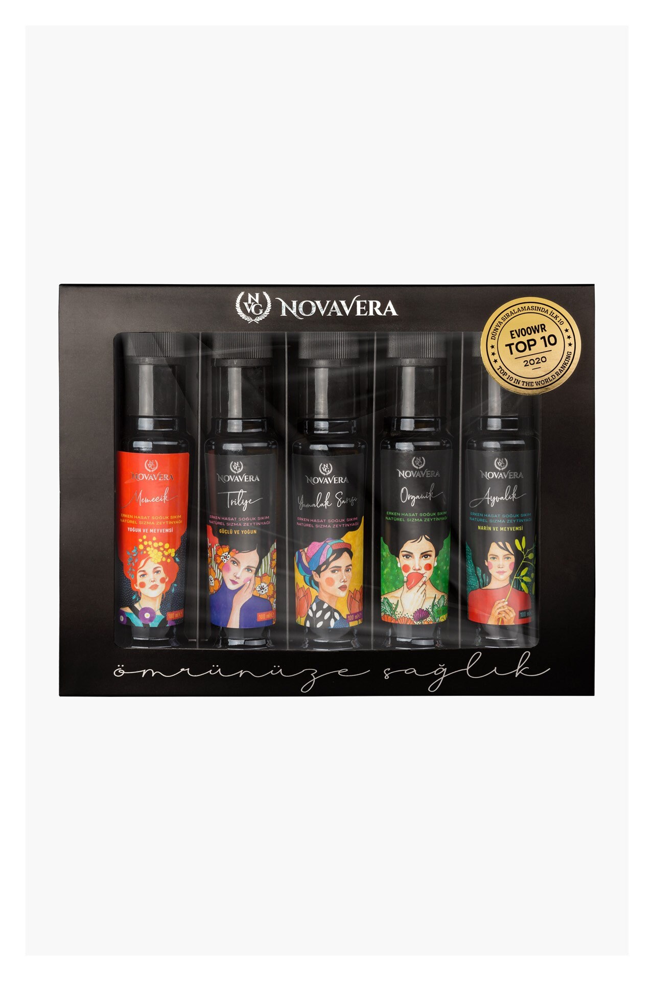 Olive Oil Gift Set, Premium Olives of Turkey, Suitable for Raw ...