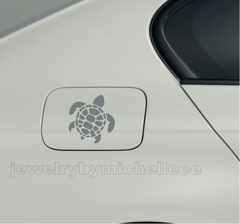 Sea Turtle Vinyl Decal Sticker, Car,window, Laptop, Beach Day Logo Set ...