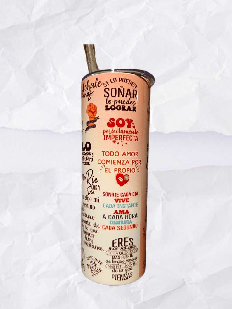 Spanish Affirmation Tumbler - Etsy