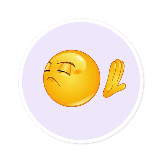 Talk To The Hand Emoji