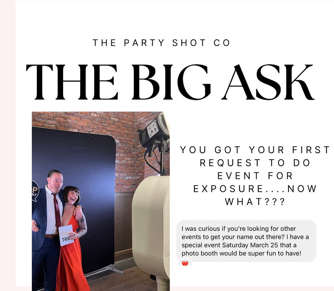 The BIG Ask-stop the Cycle of Working for Exposure and Coming up Empty ...