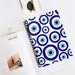 Evil Eye Spiral Notebook - Ruled Line, 8x6x.6 Inch Journal Stationary ...