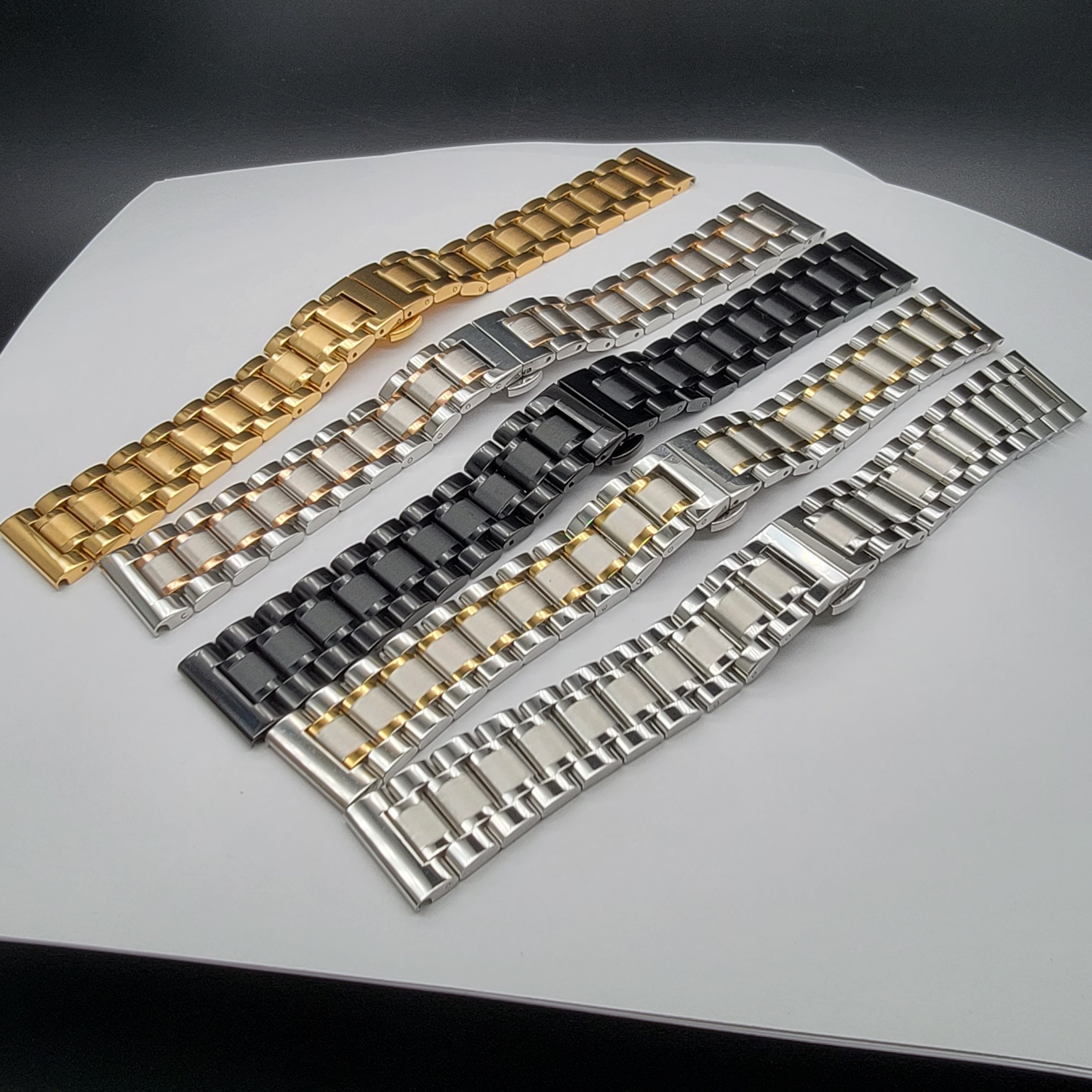 Watch Band, Solid Stainless Steel Band Bracelet Style LONGINES 18,19,20 ...