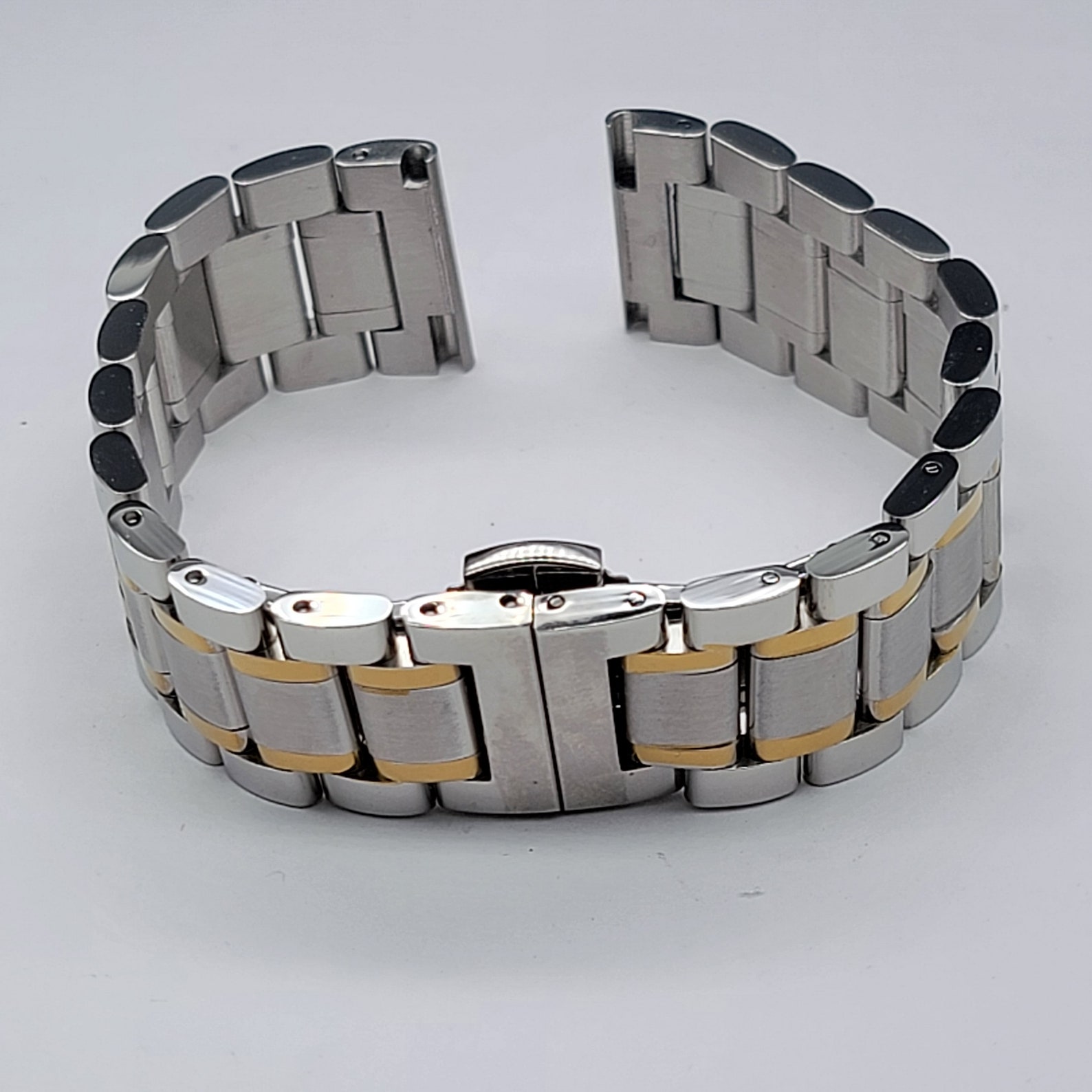 Watch Band, Solid Stainless Steel Band Bracelet Style LONGINES 18,19,20 ...