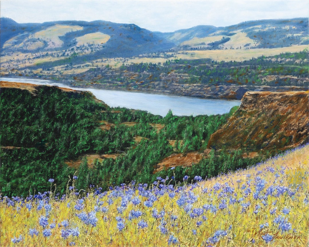 Rowena Crest Overlook - Fine Art Print, Oregon, Columbia Gorge, Kent ...