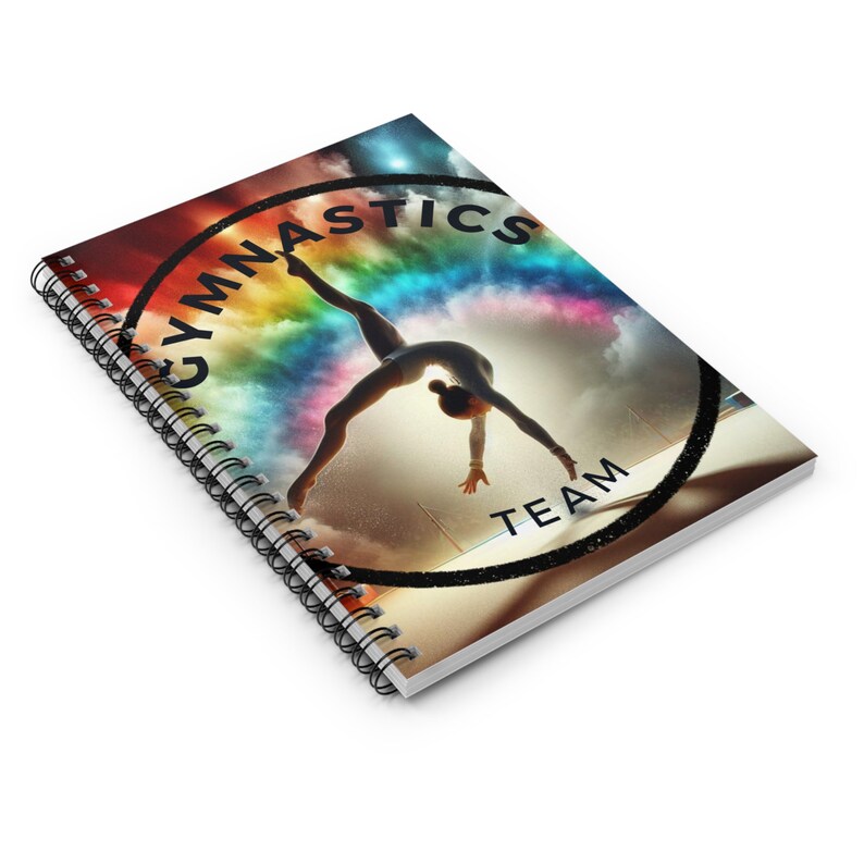 Gymnastics Cover Notebook - Etsy