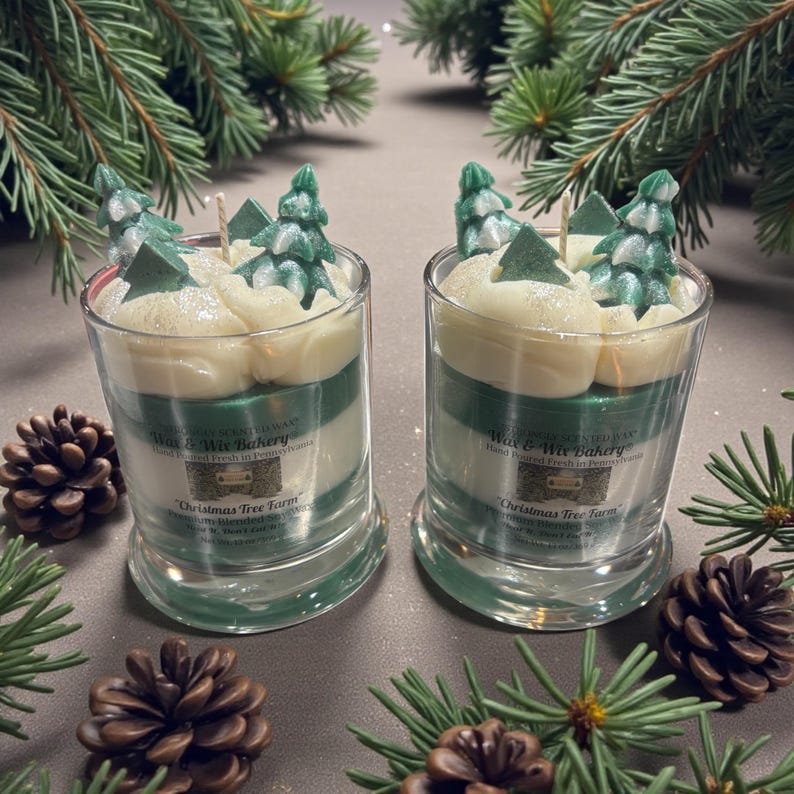 Christmas Tree Candle Large 13oz. Soy Candle/strong Scented Candle ...
