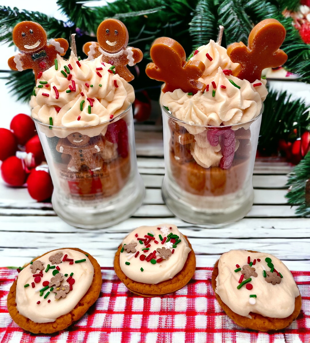 Gingerbread Man Candle. 13oz. Soy Candle/strong Scented Wax/gift Box ...