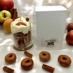 Apple Cider Donut Candle. 13 Oz. Soy Candle/donuts, Apples, Cinnamon ...