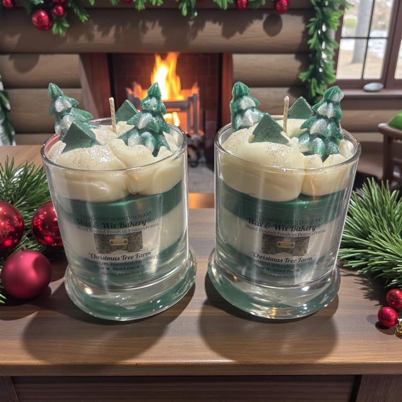 Christmas Tree Candle Large 13oz. Soy Candle/strong Scented Candle ...
