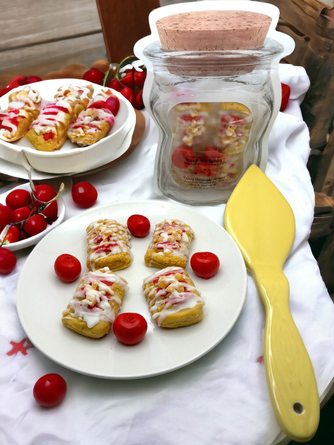 Cherry Cheesecake Streusel Pastry Wax Melts. Bakery Wax Melt. Strongly ...
