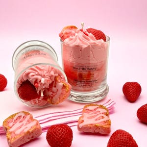 Strawberry Pound Cake Candle. Large 13 Ounce Candle. Strawberry Candle ...
