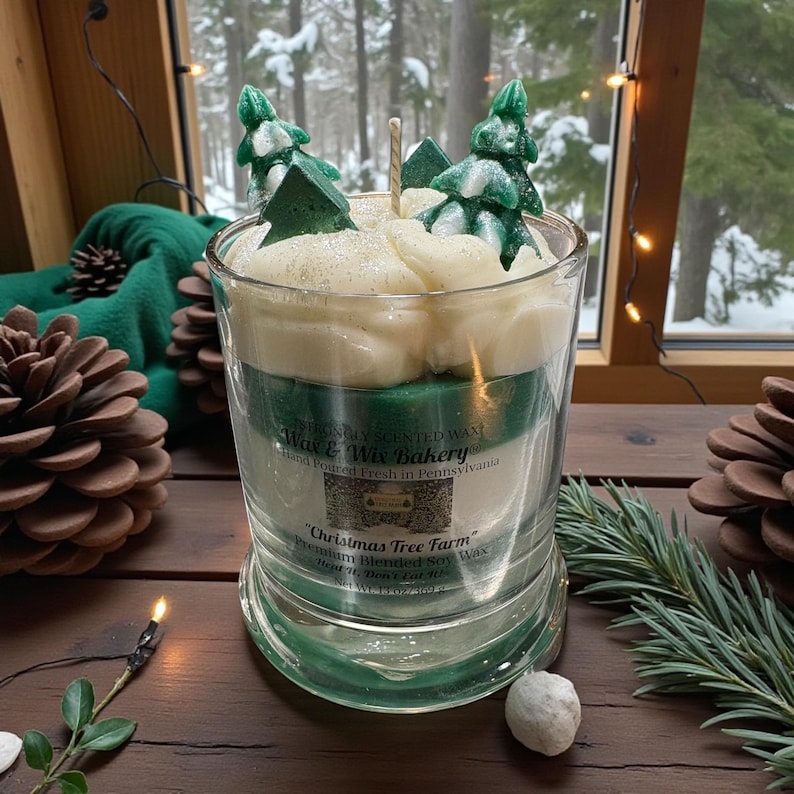Christmas Tree Candle Large 13oz. Soy Candle/strong Scented Candle ...