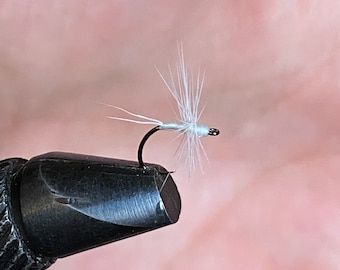 3 White Fly Comparadun Dry Fly. - Etsy
