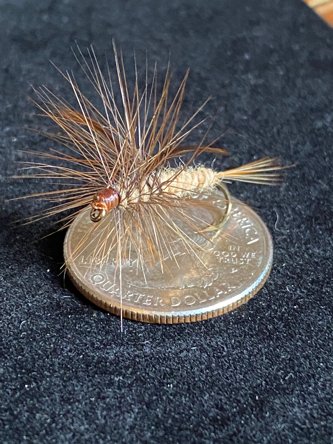 March Brown Mayfly - (3) Hi-vis Dry Fly - Etsy