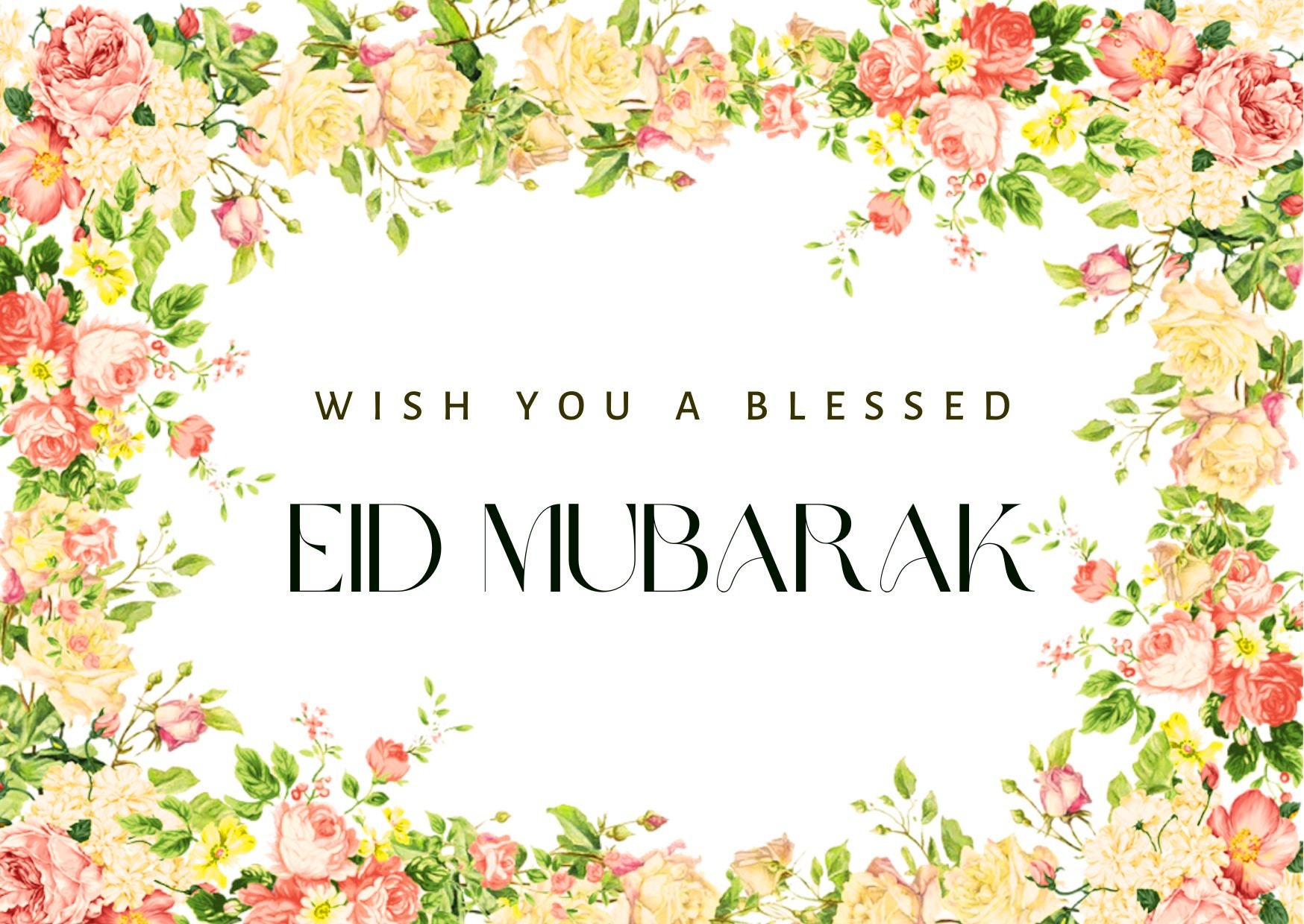 Eid Card digital - Etsy