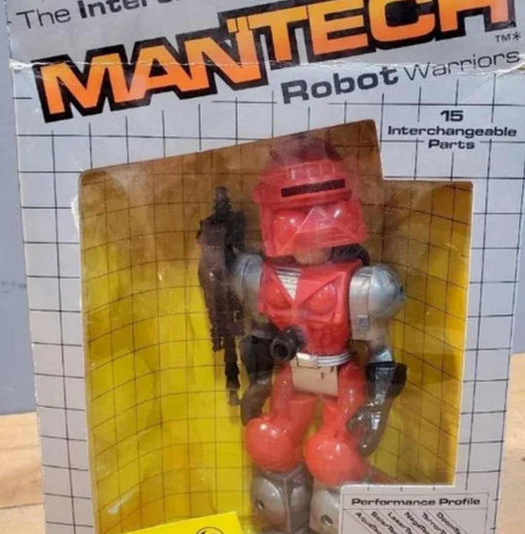 MANTECH Remco Robot 1983 Vintage Interchangeable System Warriors REMCO ...