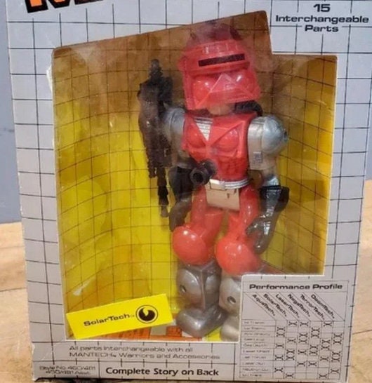 MANTECH Remco Robot 1983 Vintage Interchangeable System Warriors REMCO ...