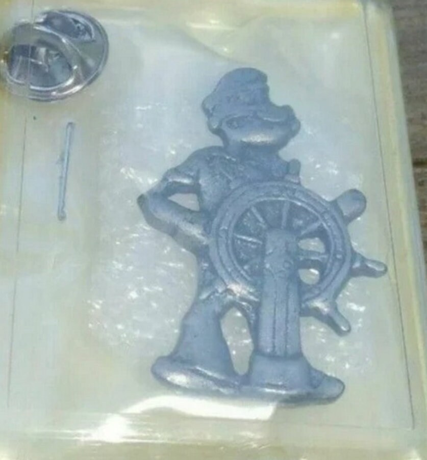 Popeye the Sailor Man Pewter Metal Lapel Pin Antique per WWII - Etsy
