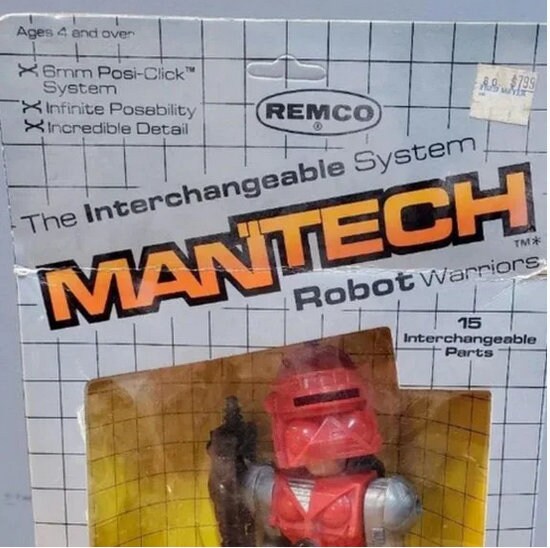 MANTECH Remco Robot 1983 Vintage Interchangeable System Warriors REMCO ...