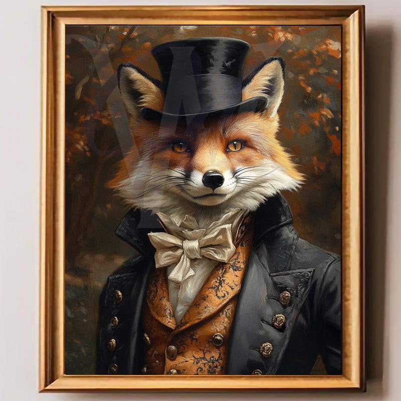 Fox Professor - Etsy