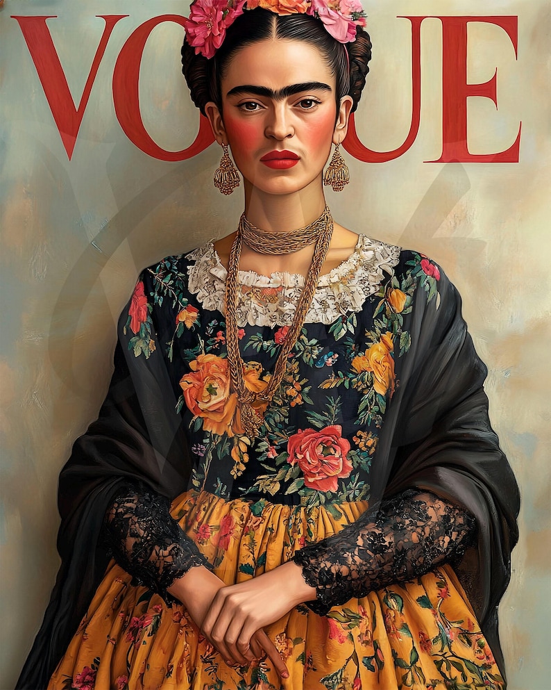 The Art of Fashion Frida Kahlo, Frida Kahlo Print, Frida Kahlo Art ...