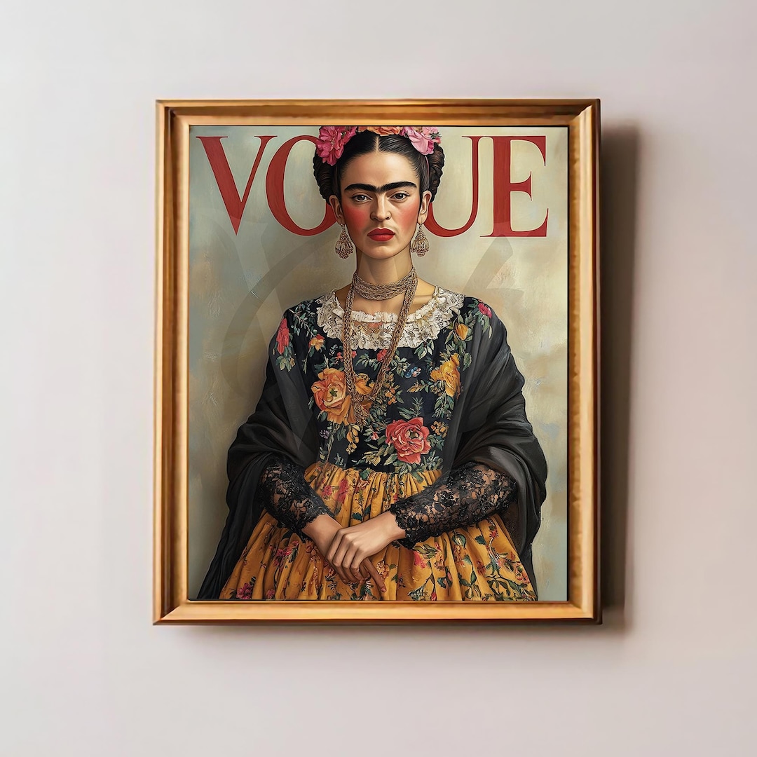 The Art of Fashion Frida Kahlo, Frida Kahlo Print, Frida Kahlo Art ...