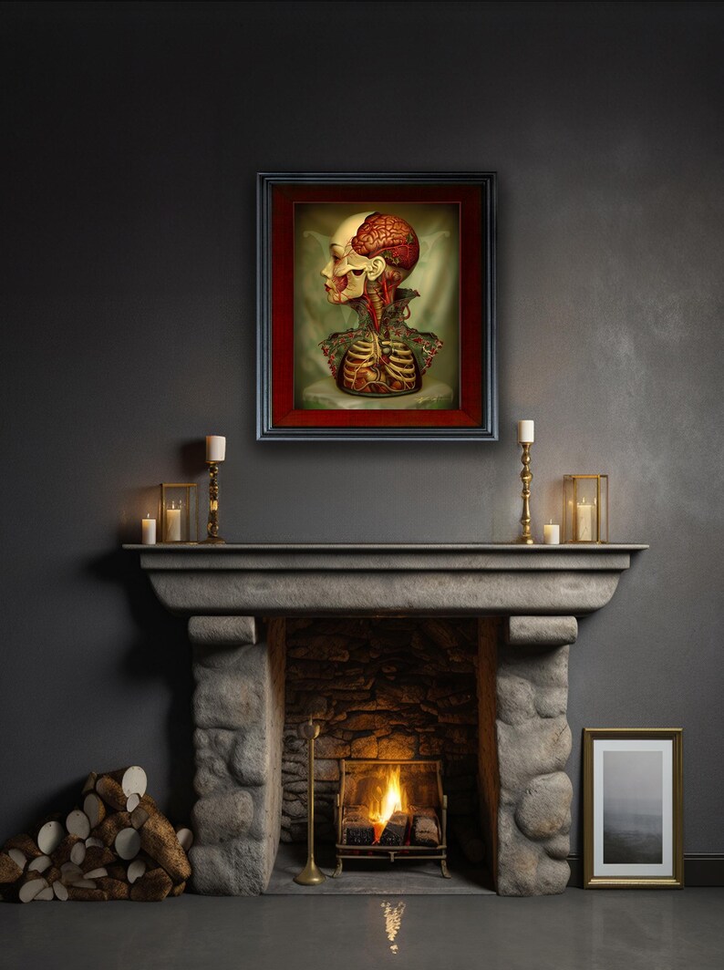 The Anatomy of Christmas Spirit — Holiday Edition Vintage Anatomy Art ...