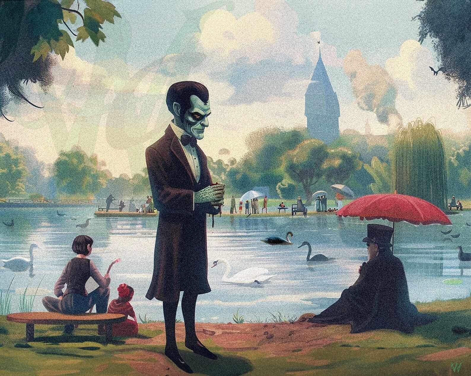 Monsters Sunday Afternoon, Classic Horror Monsters Art, Monster Club ...