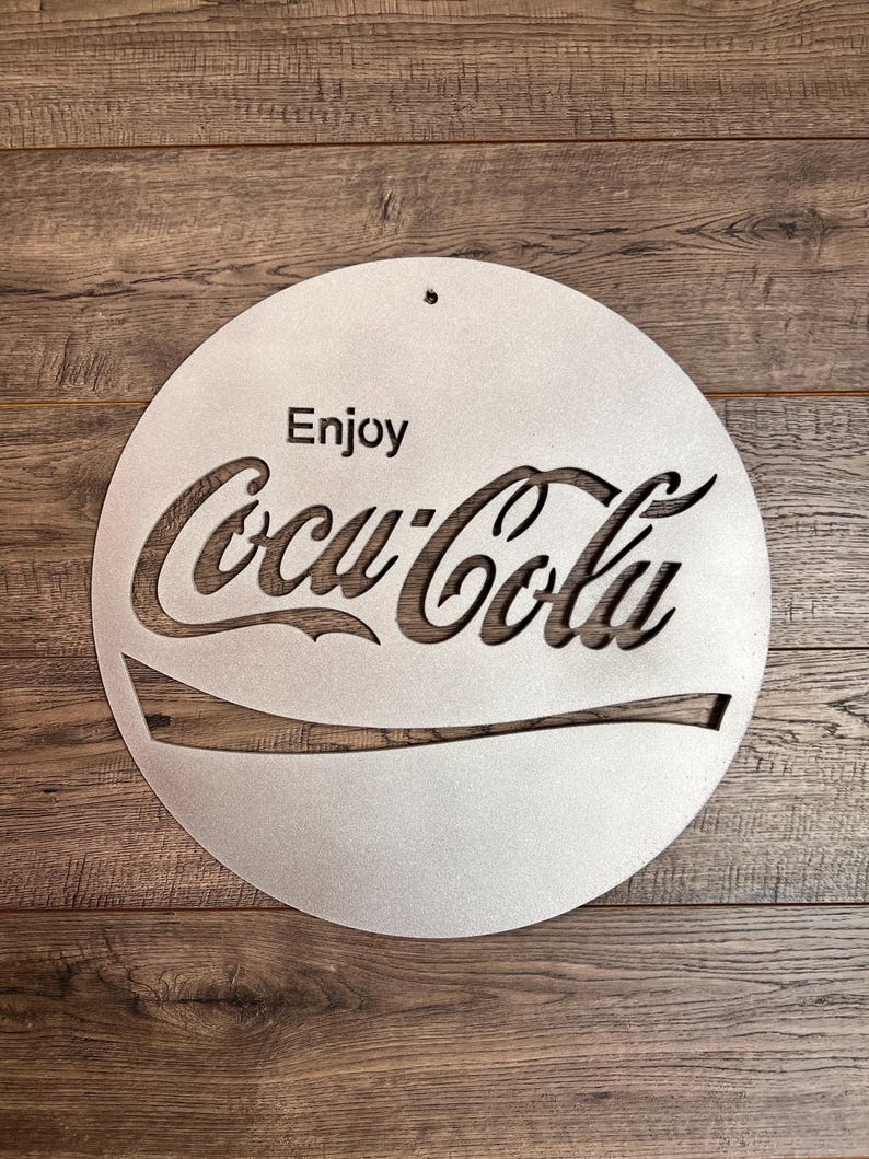 Coca Cola Metal Sign - Etsy