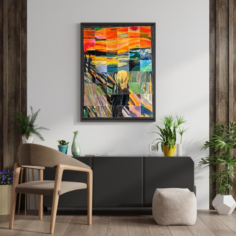 The Scream Collaborative Mural – Group Art Project - Etsy