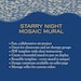Starry Night Collaborative Mural – Group Art Project - Etsy