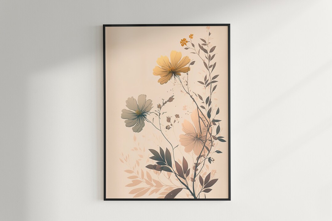 Floral 3 Downloadable Art PRINTABLE - Etsy
