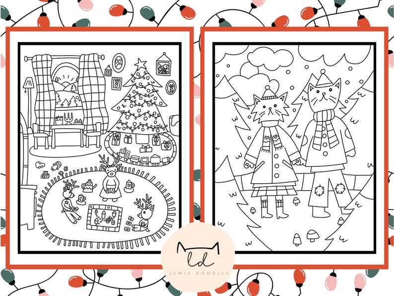 Cute & Cozy Creatures: Festive Animal Characters and Adorable Holiday ...