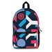 Abstract Geometric Backpack With Cool Colors and Fun Patterns, High ...
