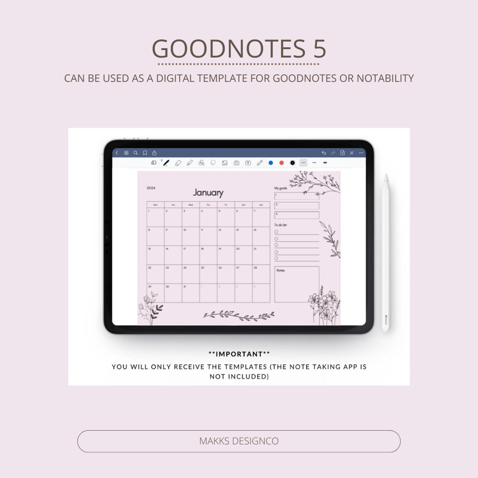 Editable 2024 Monthly Calendar, Back to School, Teacher Calendar, 12 ...