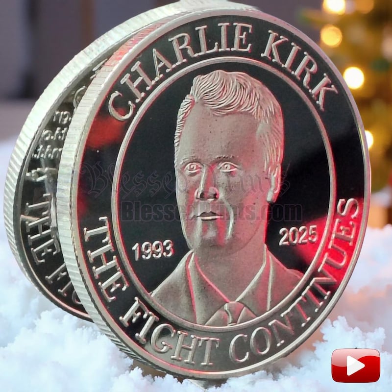 Charlie Kirk Coins - Etsy