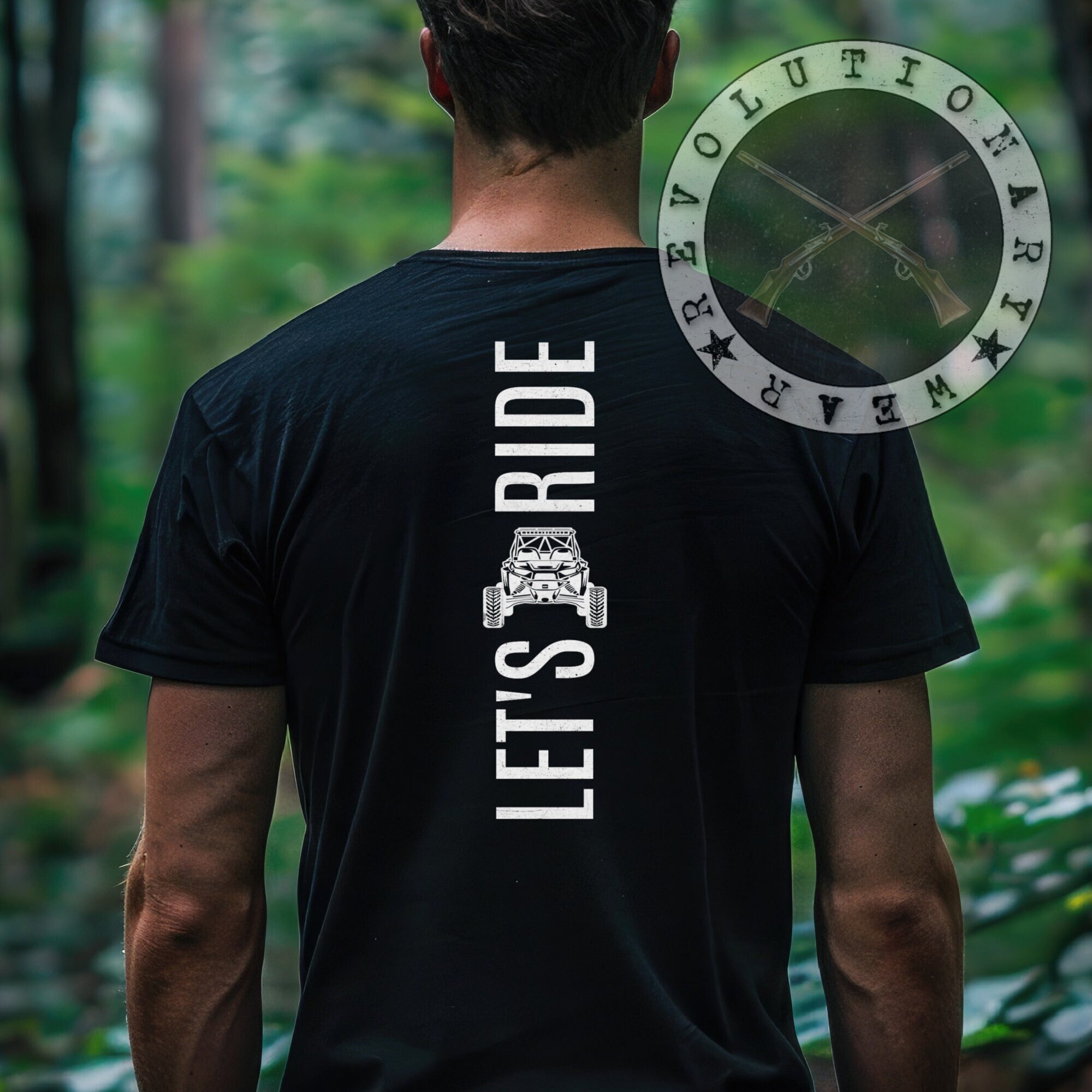 Polaris RZR Unisex T Shirt Let's Ride Unisex Mudding Poker Run Side by ...