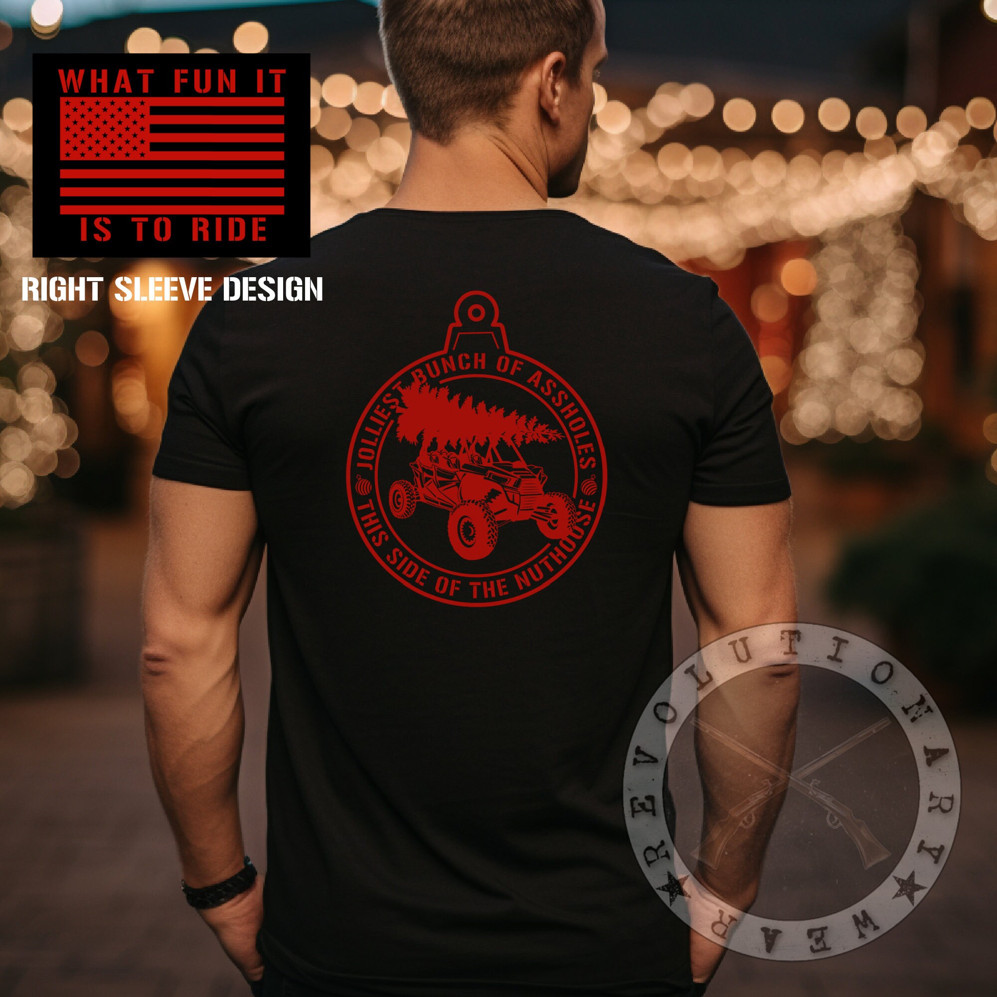 XMAS Polaris RZR Side by Side Christmas Holiday Funny Saying T Shirt ...