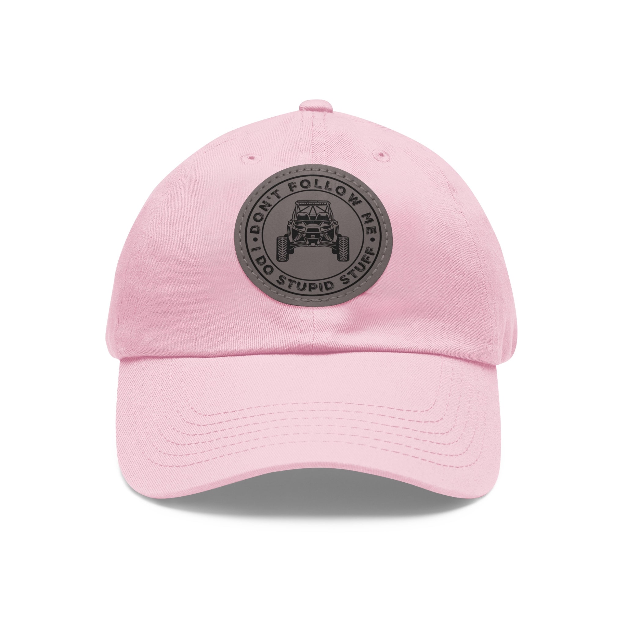 RZR Polaris Baseball Hat Leather Patch Womens Mens Riding Hat RZR Side ...