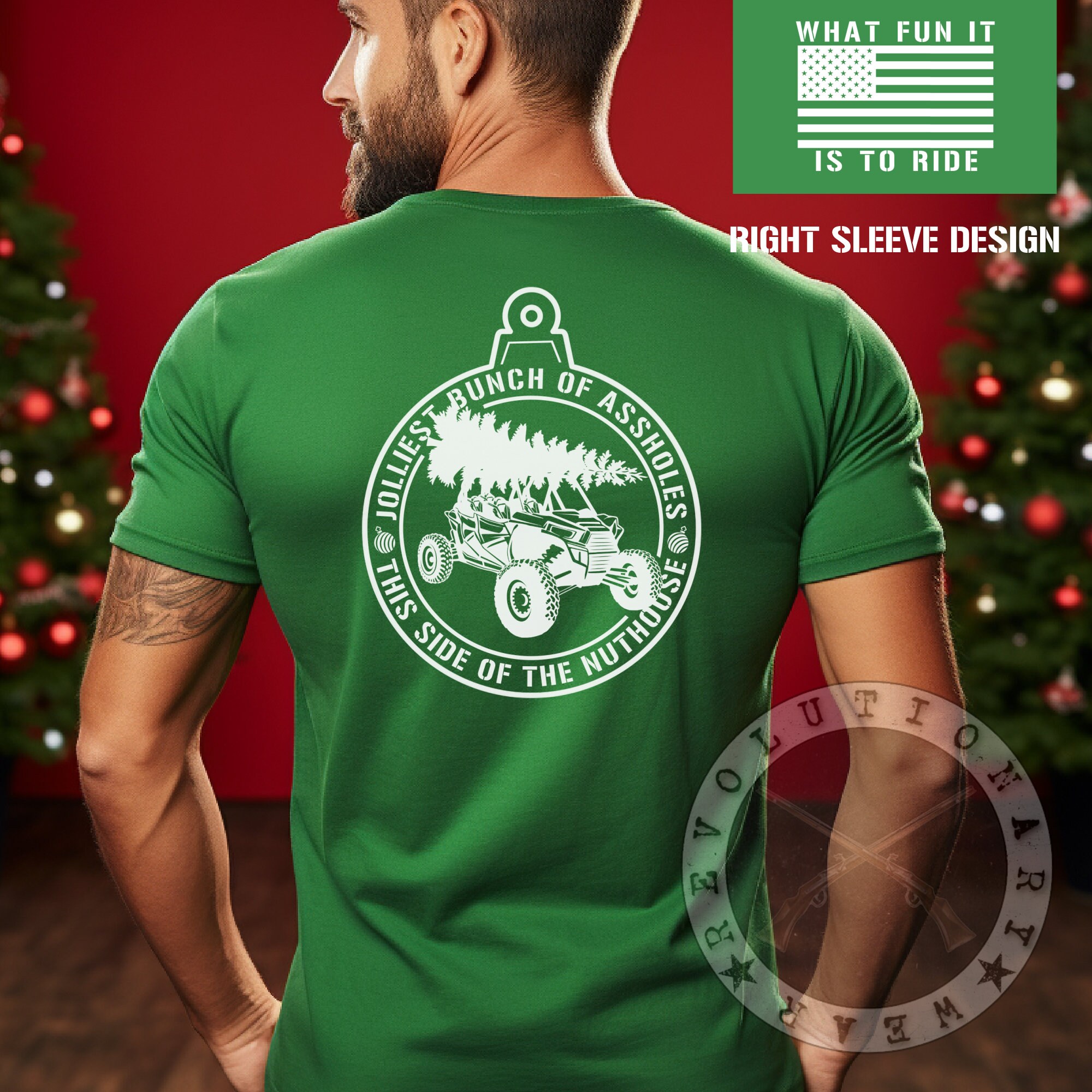 XMAS Polaris RZR Side by Side Christmas Holiday Funny Saying T Shirt ...