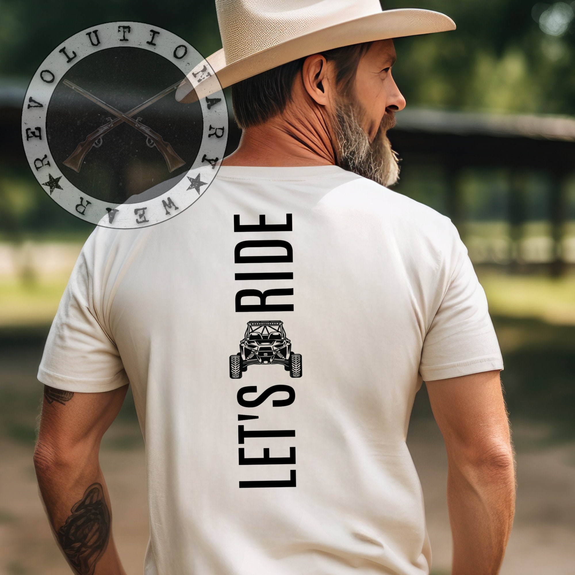 Polaris RZR Unisex T Shirt Let's Ride Unisex Mudding Poker Run Side by ...