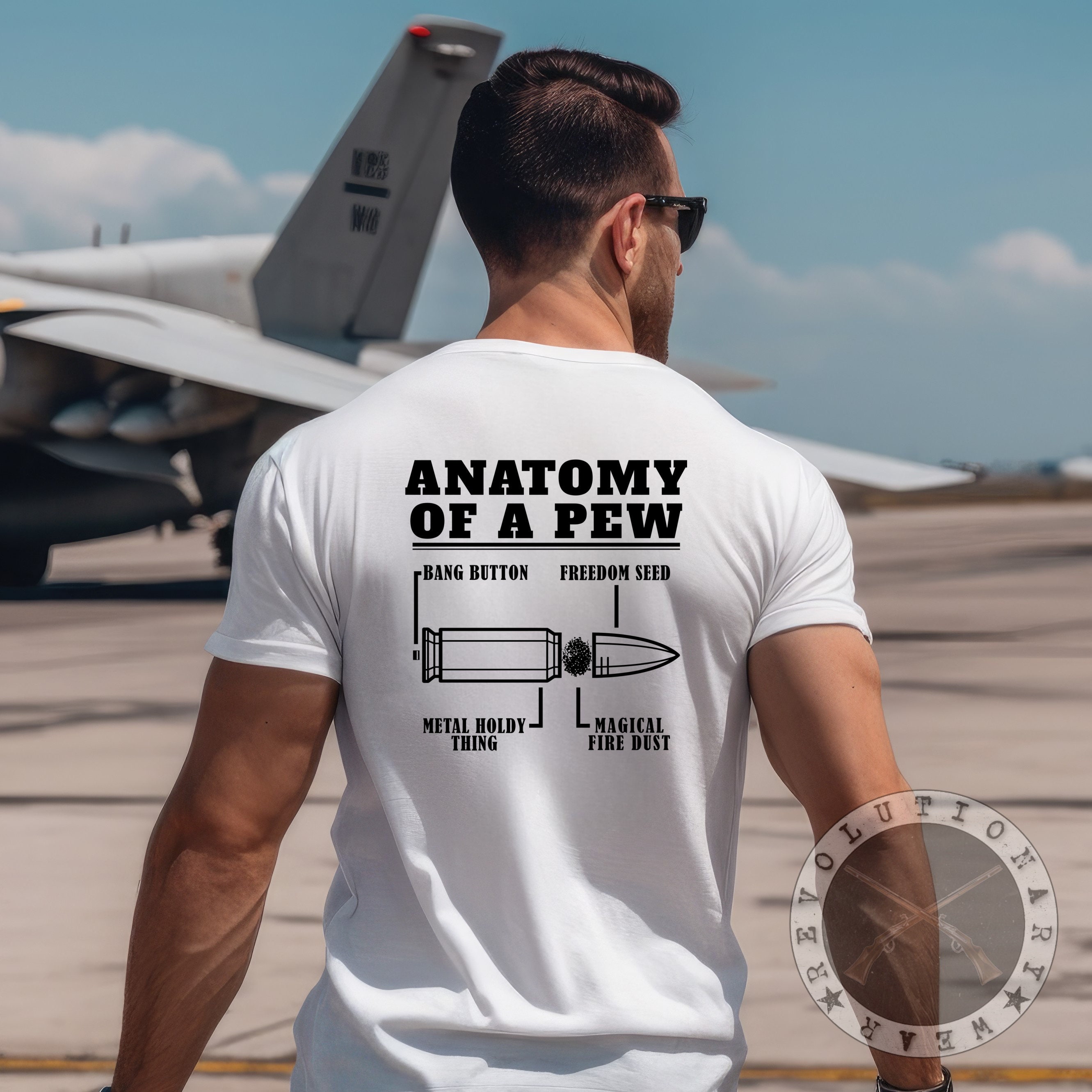 2ND Amendment Patriotic T Shirt Anatomy of a Pew Gun Enthusiast Gun ...
