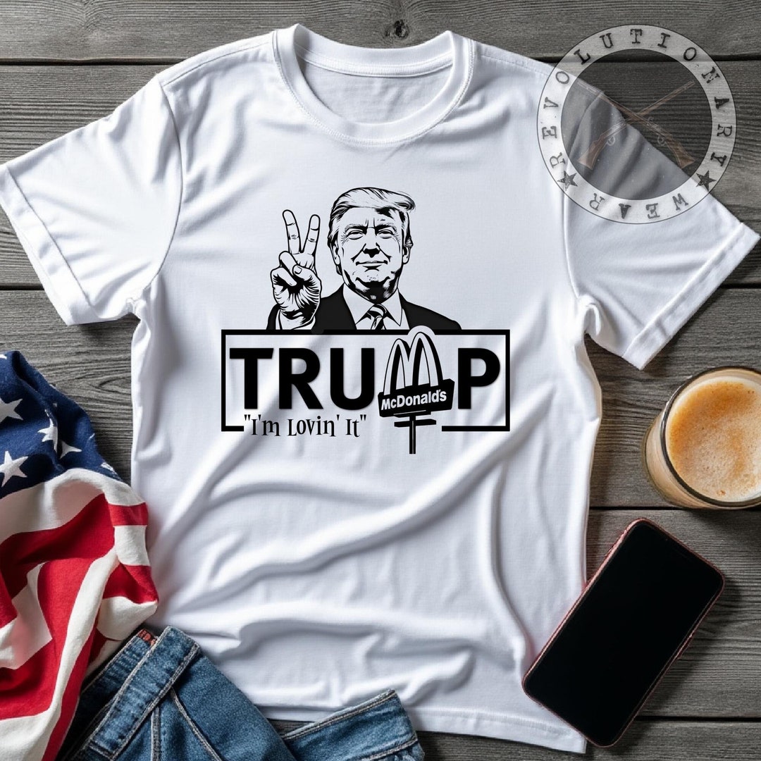 Trump T Shirt Unisex | Donald Trump Fast Food Shirt | Trump Serving ...