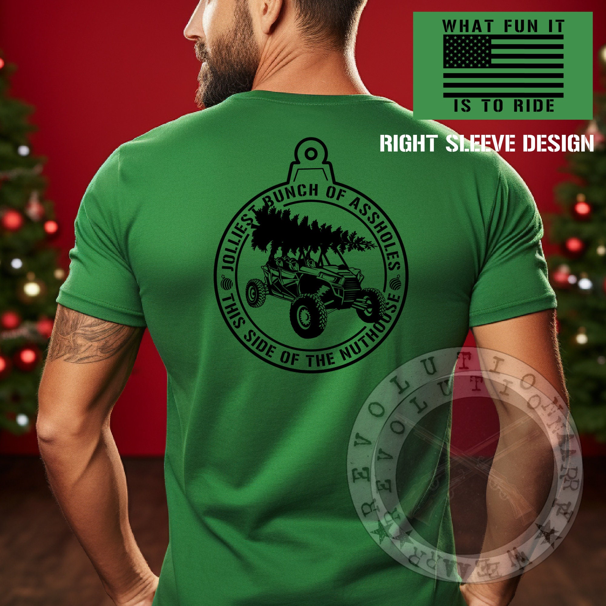 XMAS Polaris RZR Side by Side Christmas Holiday Funny Saying T Shirt ...
