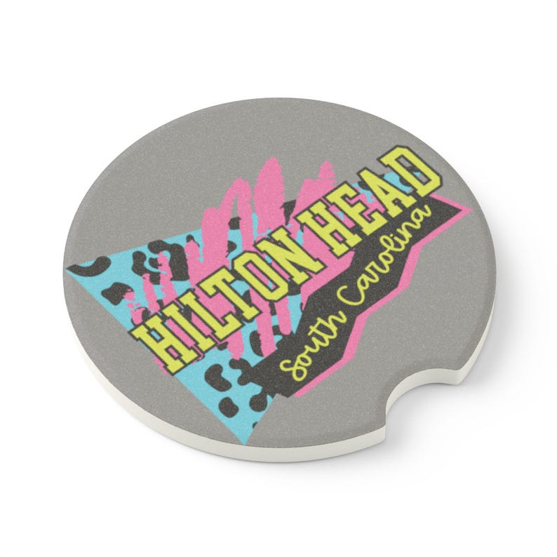 Car Coaster Set, Hilton Head SC Gift Souvenir, South Carolina Gift ...